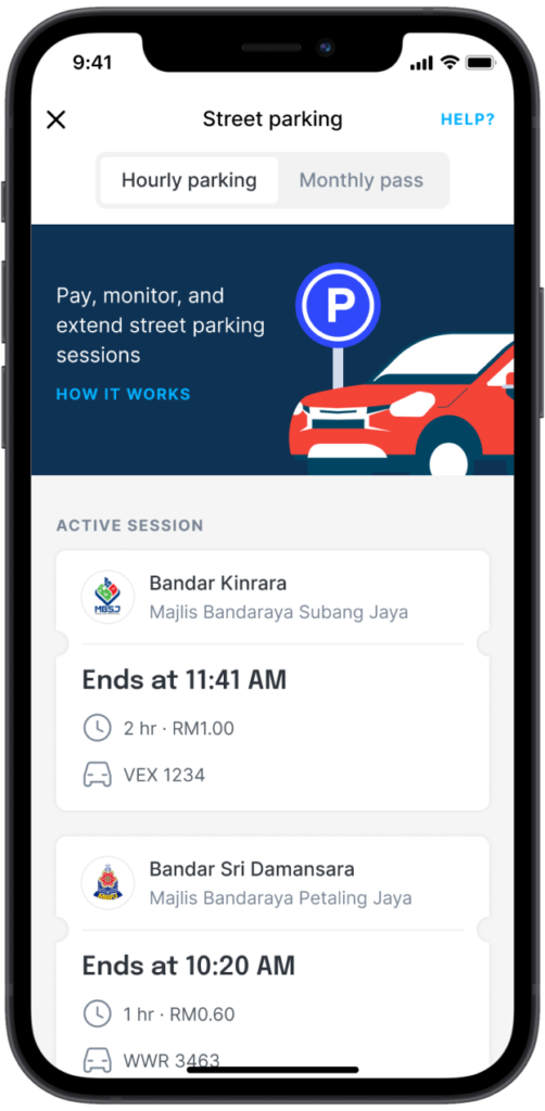 Street parking | Setel