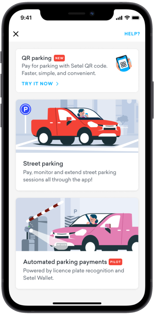 Street parking | Setel