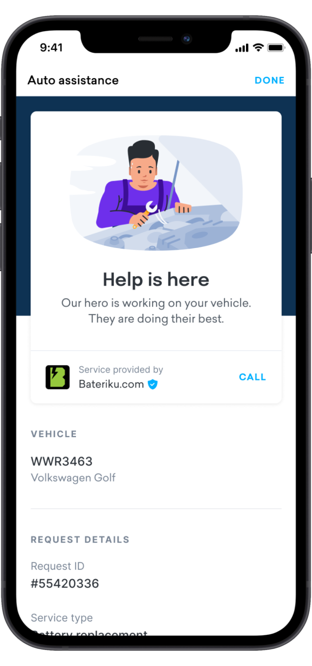 Auto assistance | Setel
