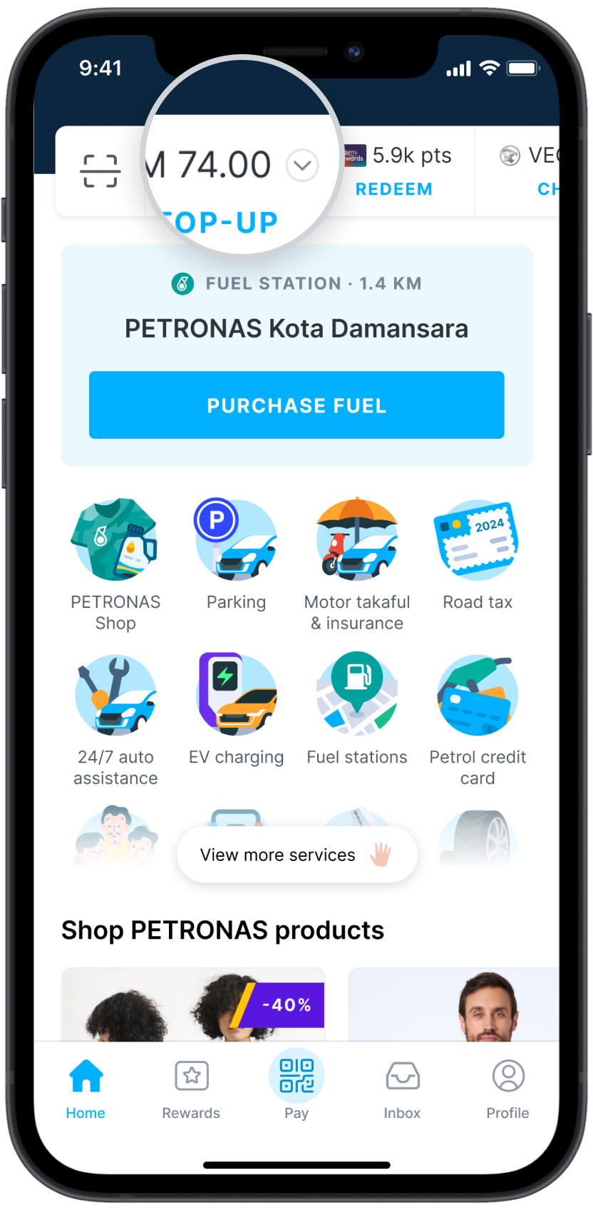 Petrol credit card | Setel