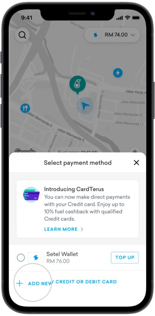Petrol credit card | Setel