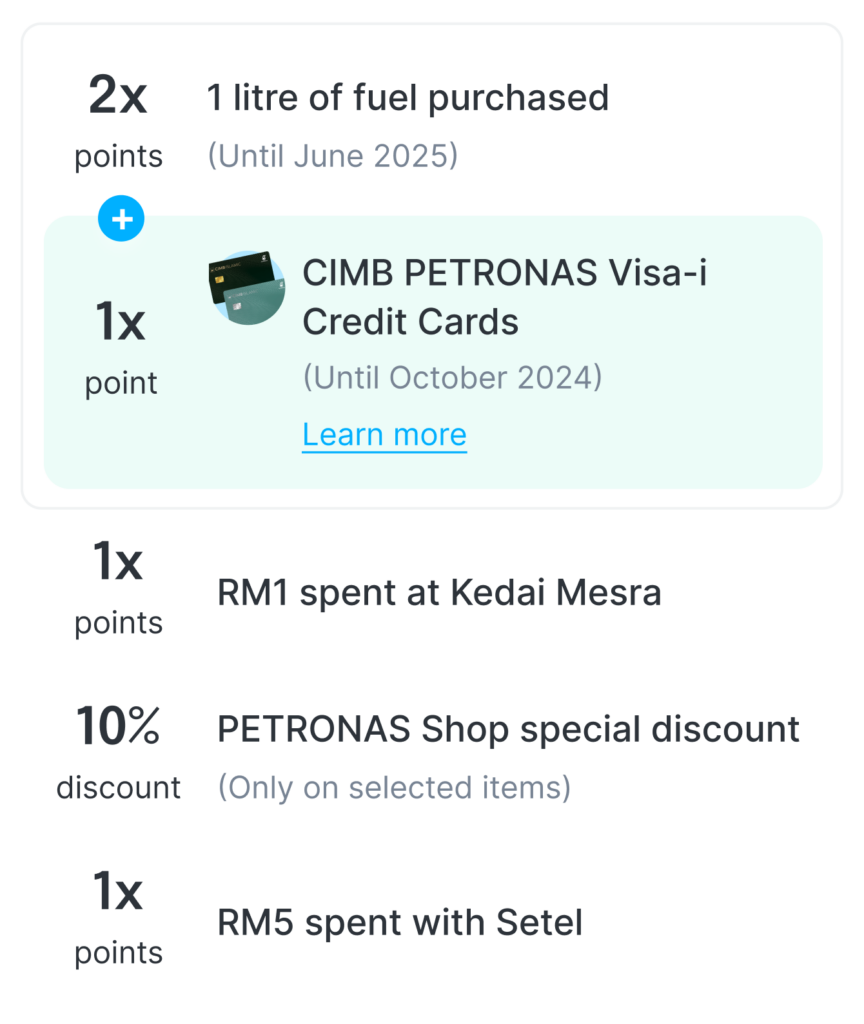 Mesra points | Setel