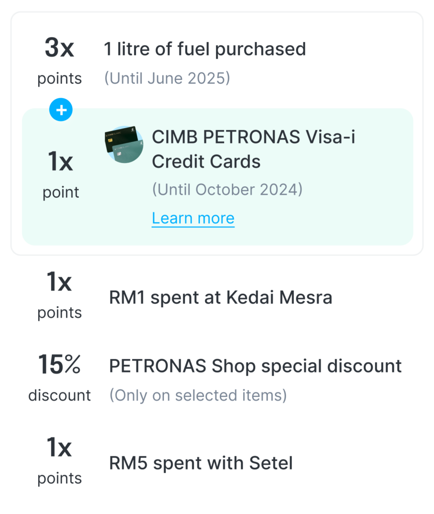 Mesra points | Setel