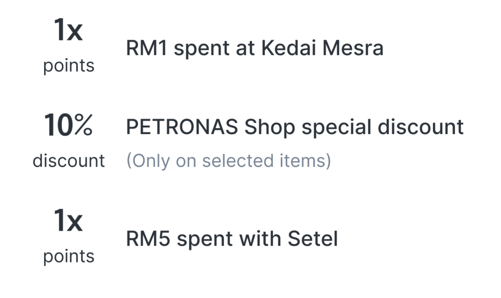 Mesra points | Setel