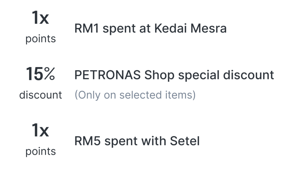 Mesra points | Setel