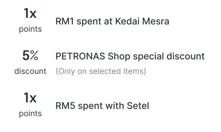 Mesra points | Setel