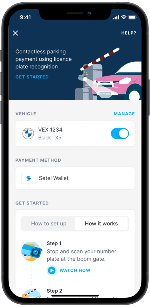 Automated parking | Setel