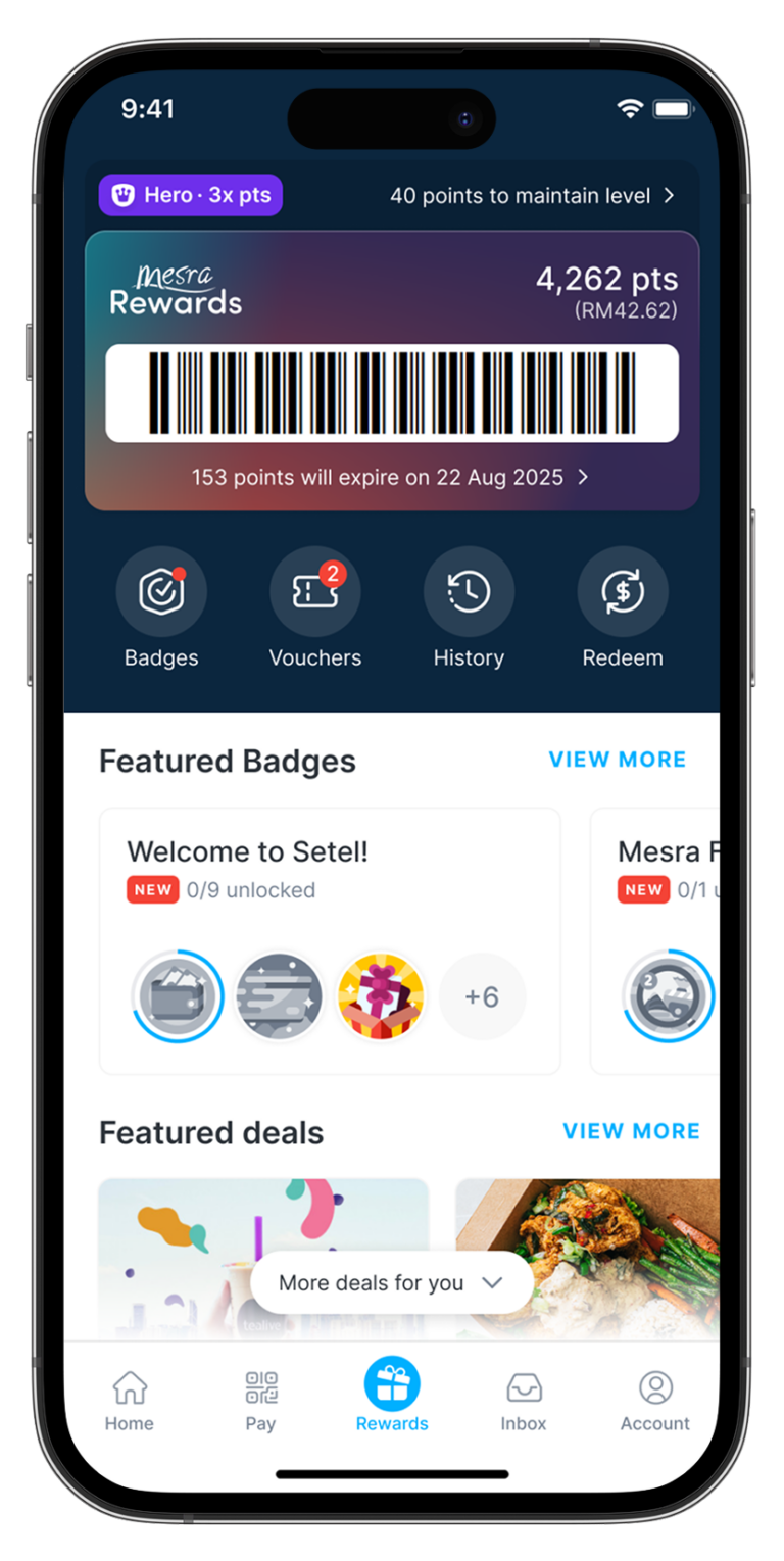 Mesra points | Setel