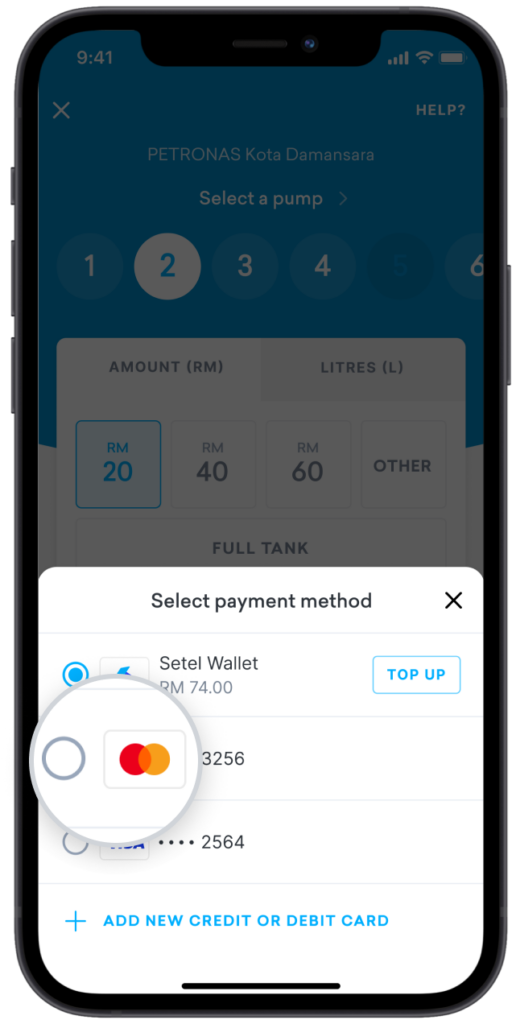 Petrol credit card | Setel