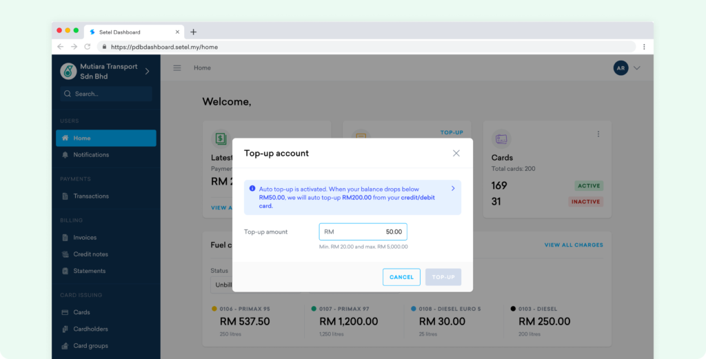 App Usage Terms & Conditions | Setel