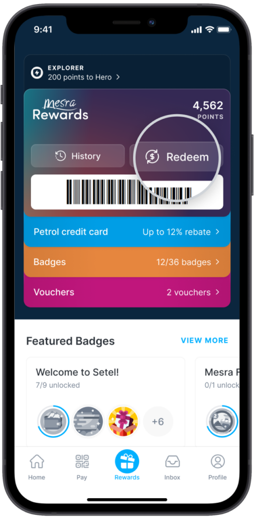 Redeem Mesra points for fuel & rewards | Setel