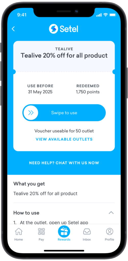 Redeem Mesra points for fuel & rewards | Setel