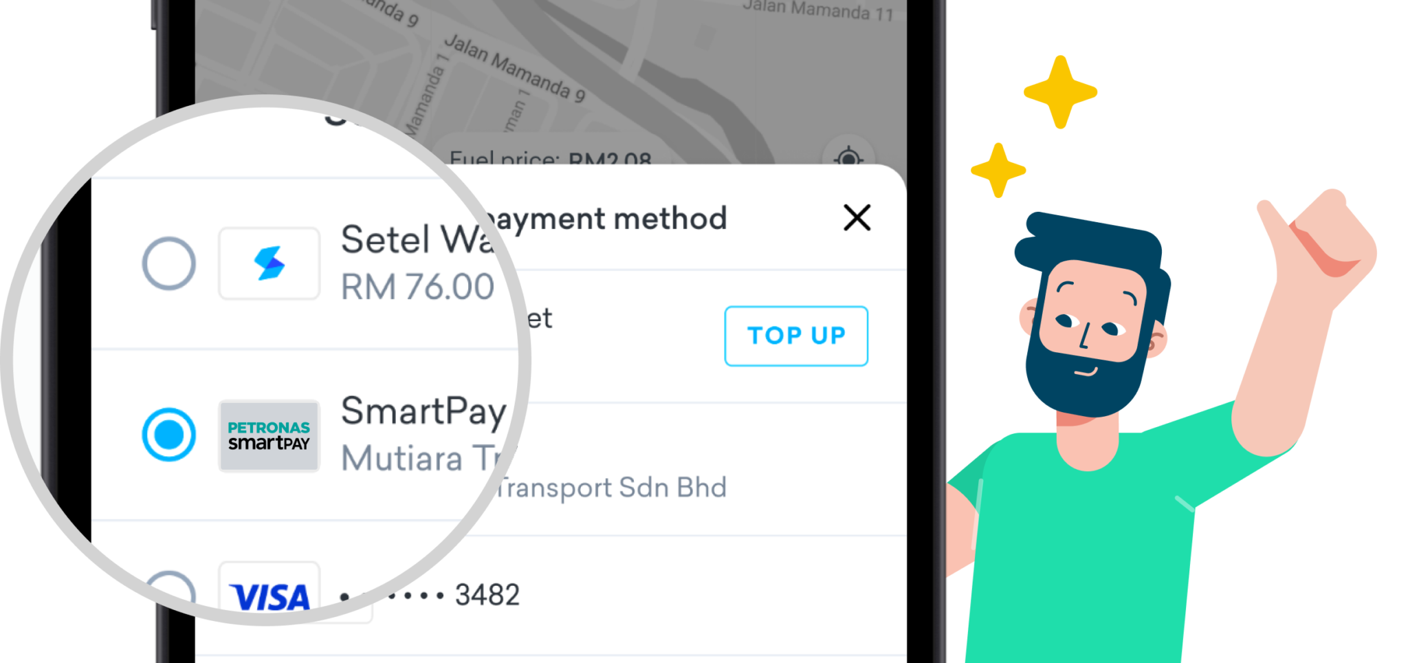 Fuel with virtual fleet cards | Setel for Business