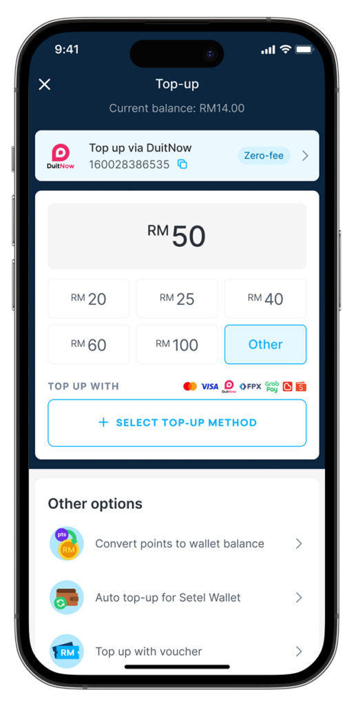 Setel Wallet | Setel