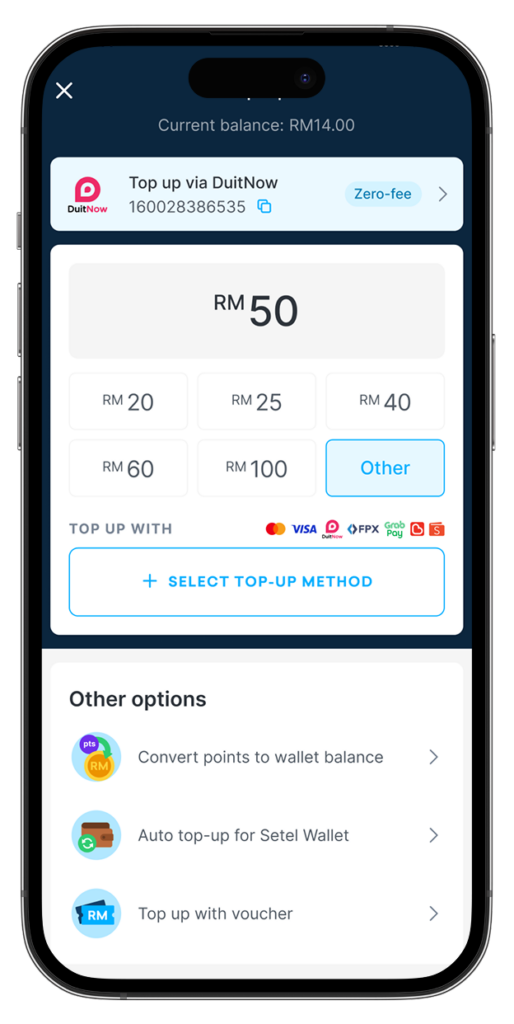 Setel Wallet | Setel