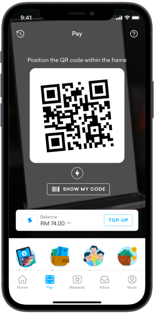Scan & pay | Setel