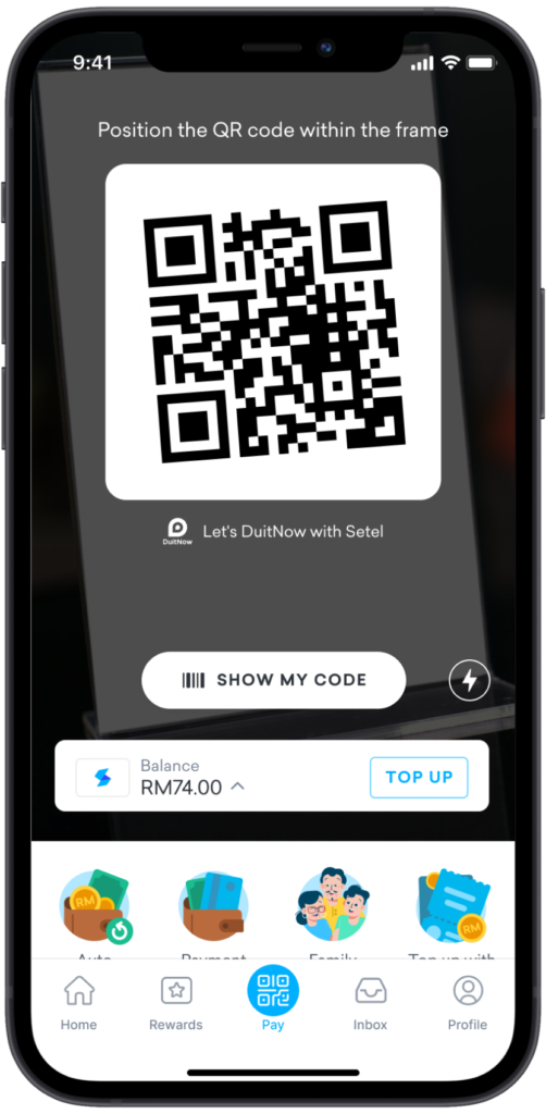 Scan & pay | Setel