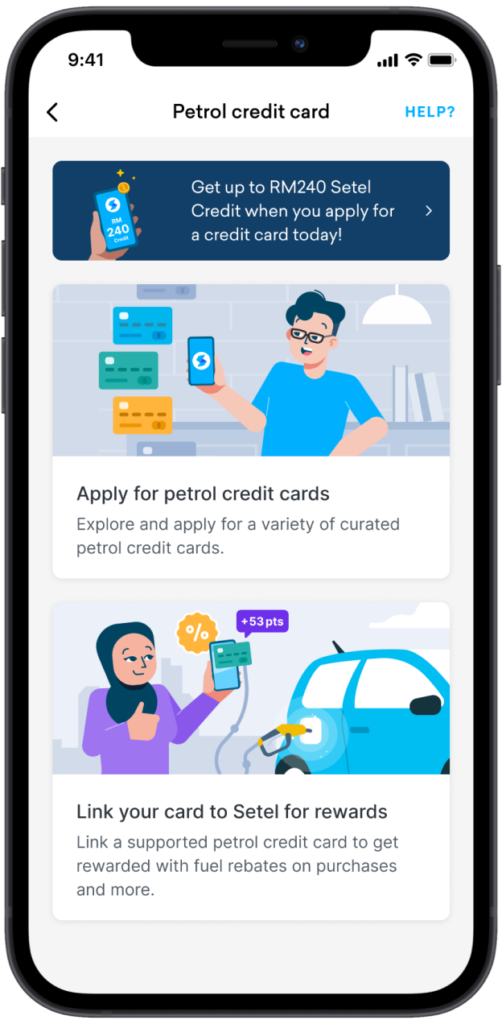Apply Credit Card | Setel