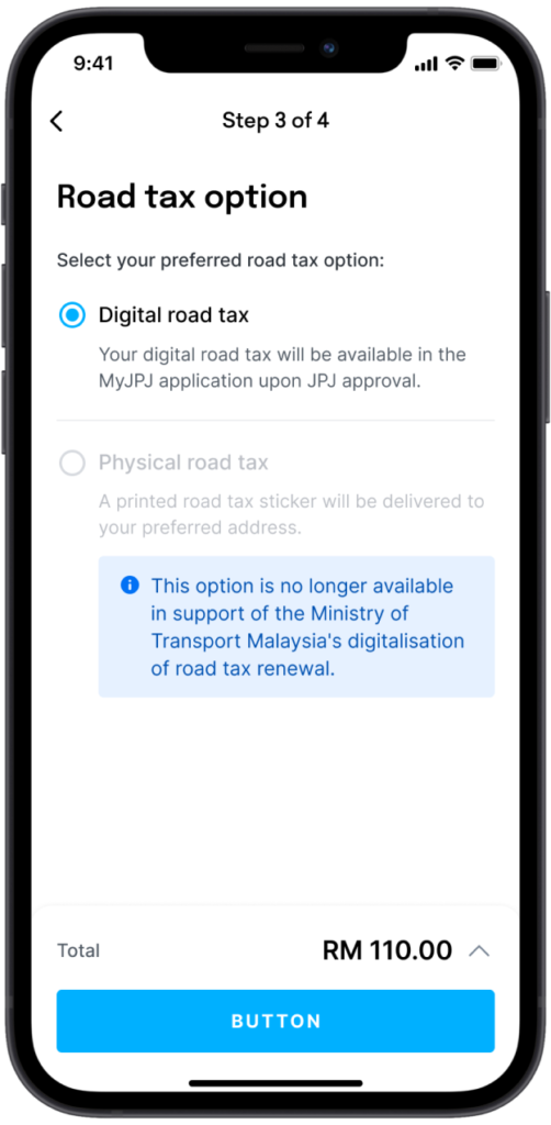 Renew road tax | Setel