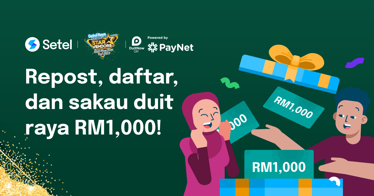 Sakau duit raya bersama Setel | Setel