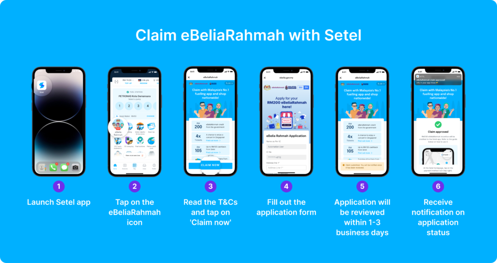 eBeliaRahmah, now on Setel