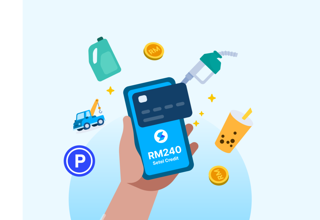 Get up to RM240* Setel Credit