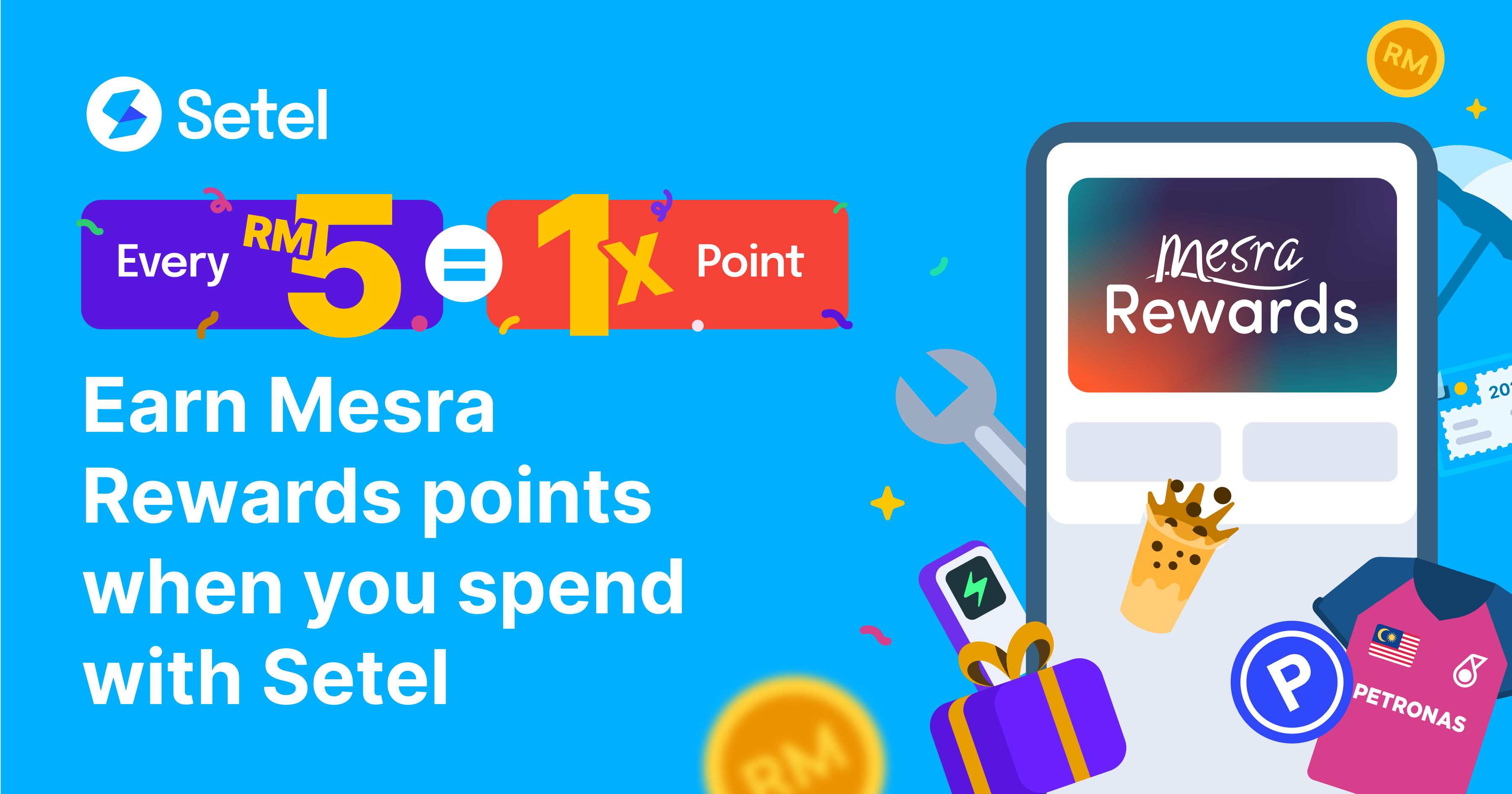 Every RM5 = 1x Point