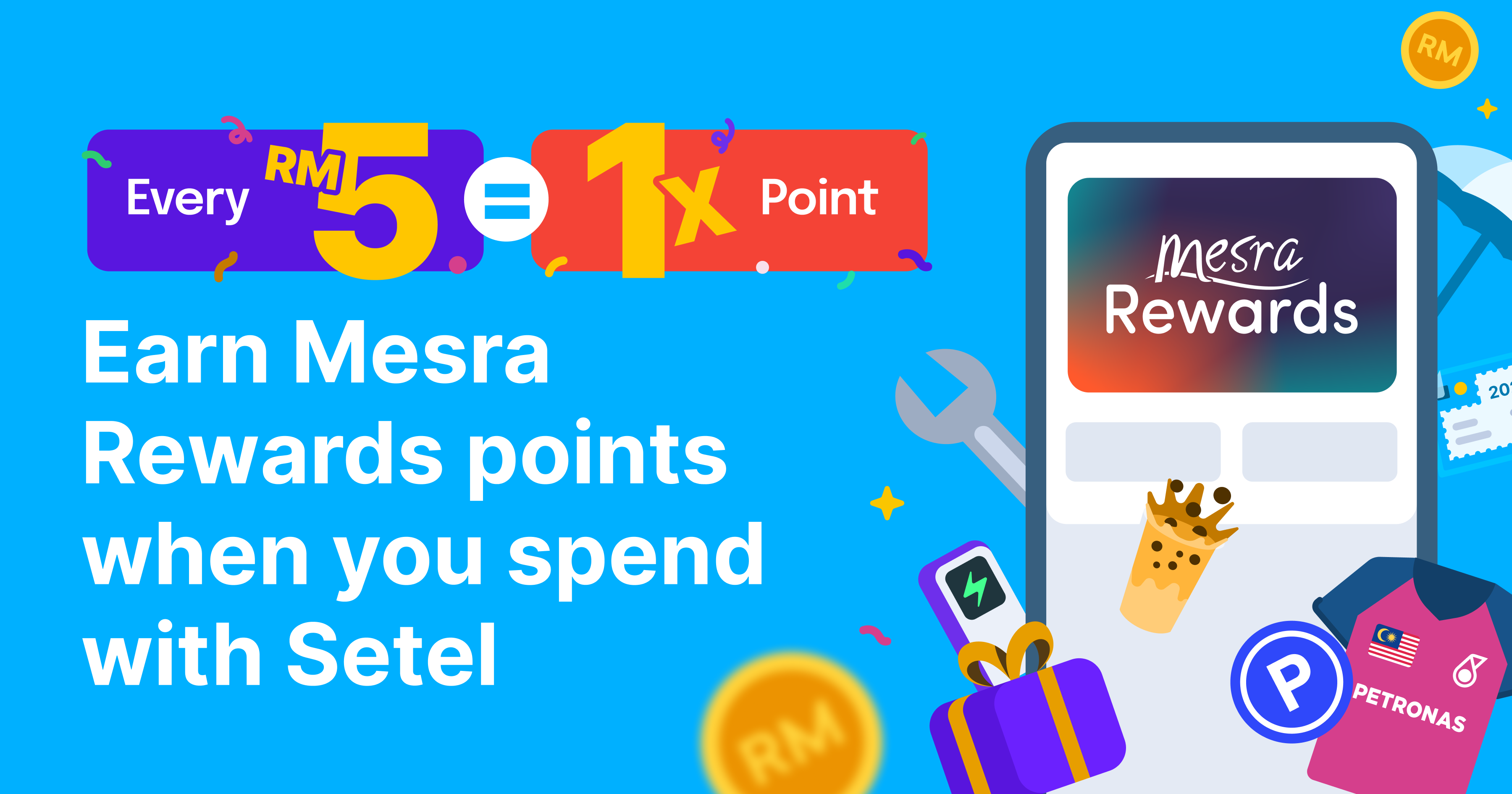 Every RM5 = 1x Point