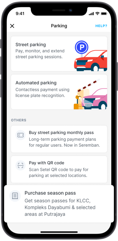 Season Parking | Setel