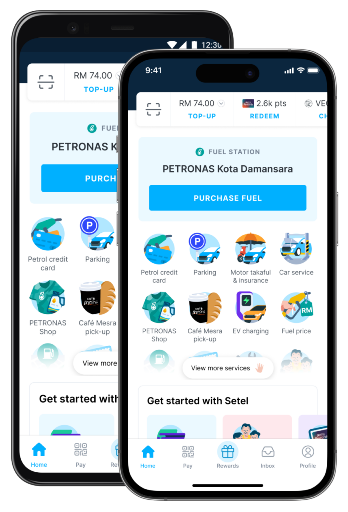 One app, all vehicle needs | Setel