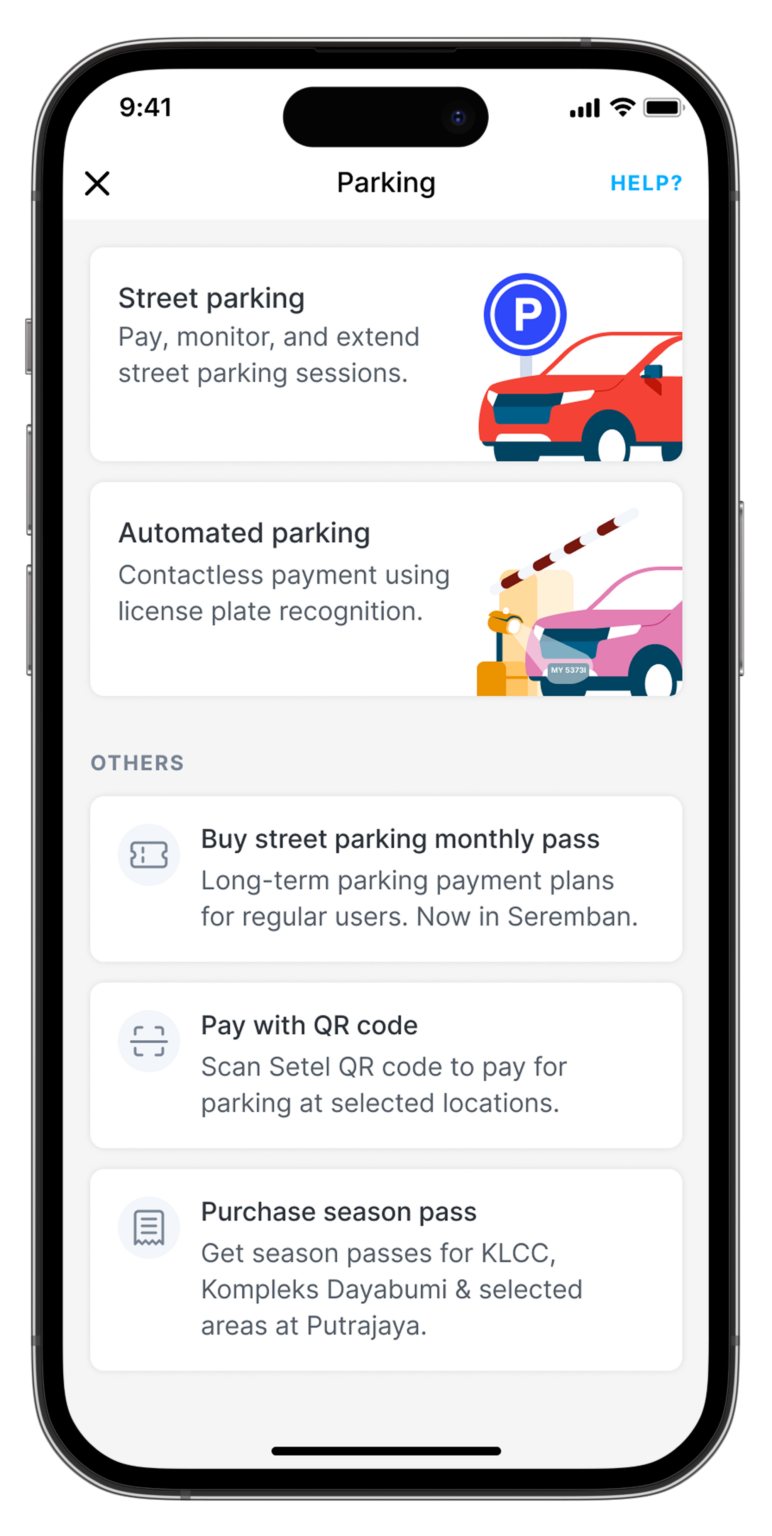 Automated parking | Setel